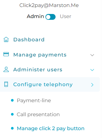 How do I use Click 2 Pay to create a payment?